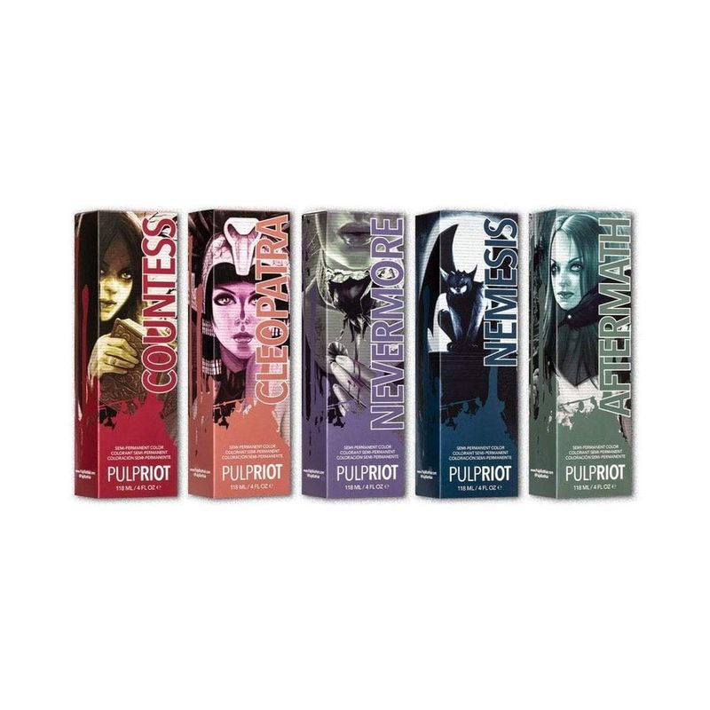 Pulp Riot Semi-Permanent Hair Color Raven Collection Countess 118ml ...