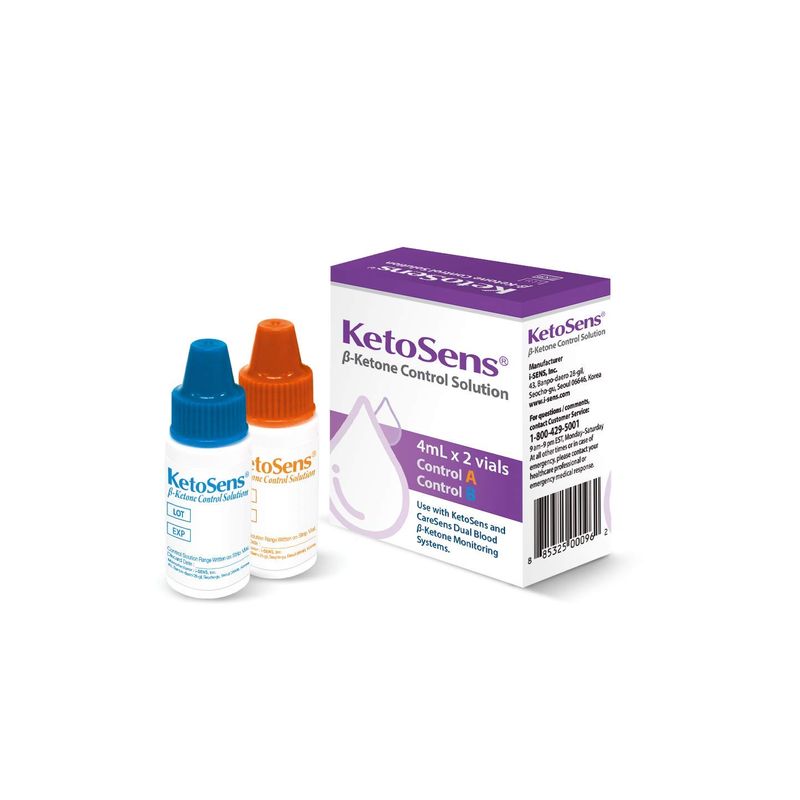 KetoSens Ketone Control Solution for use with KetoSens Blood Ketone ...