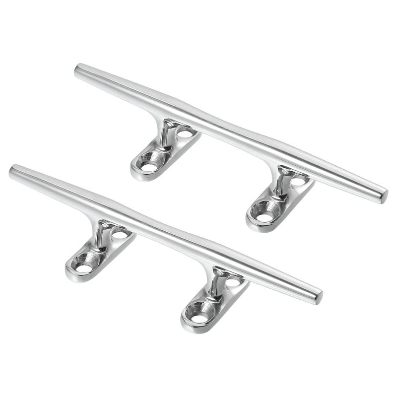 uxcell Boat Flagpole Cleat Hook Deck Cleat Rope Rope Cleat Handle Round ...