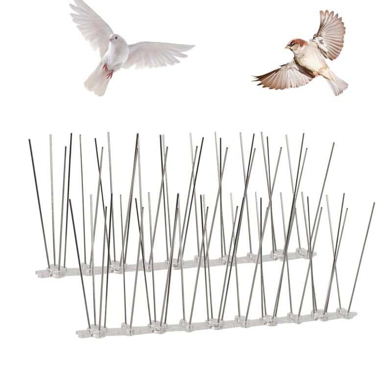 1m Bird Spikes for Pigeons Anti Pigeon Spikes Clear Bird Spike Anti ...