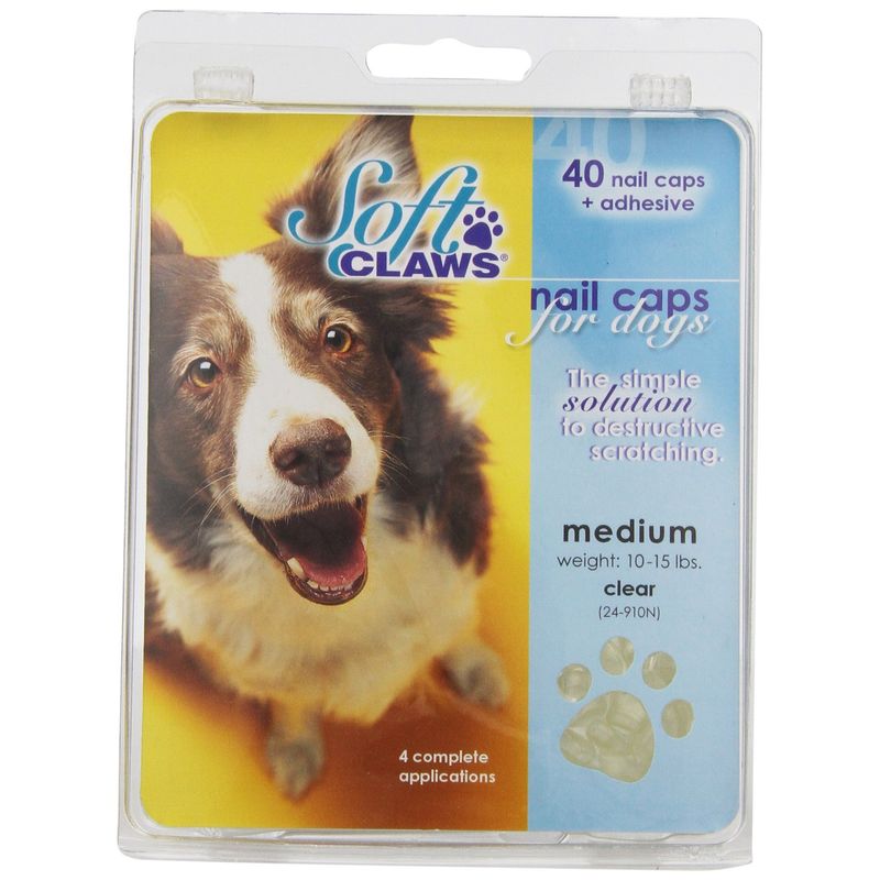 Canine Soft Claws Dog and Cat Nail Caps Take Home Kit, Medium, Natural ...