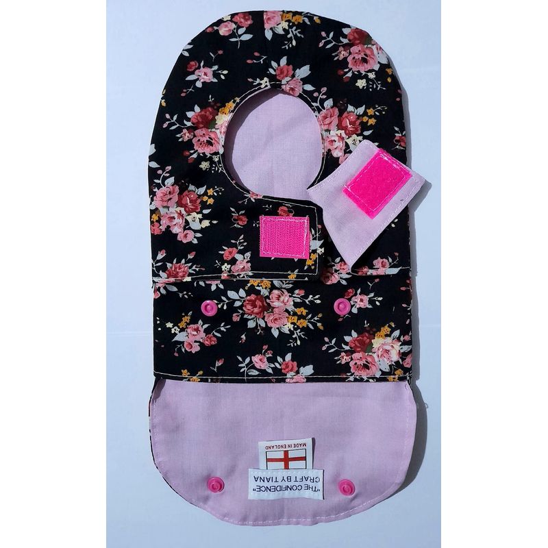 Floral Pattern. for 4cm-6cm Diameter Cut. Universal Colostomy Bag Cover ...