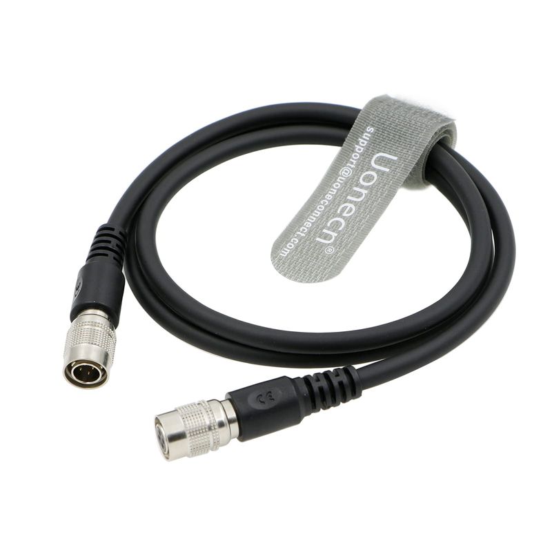 Uonecn Hirose 4 pin Male to 4 pin Female Power Cable for Microscope ...