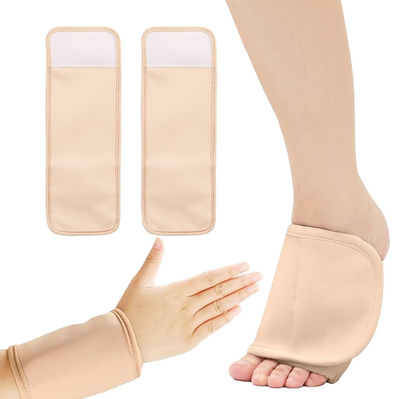 MAXQUU 2 Piece Castor Oil Foot Pack Set, Reusable Castor Oil Foot Pack ...