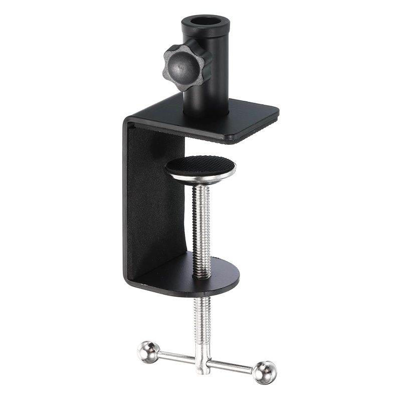 PATIKIL 12.5mm Hole Diameter Aluminum Alloy Desk Clamp Universal ...