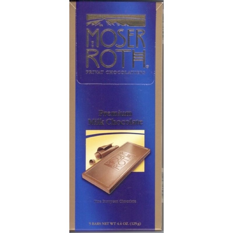 Moser Roth Privat Chocolatiers European Chocolate, Premium Milk, 4.4 ...