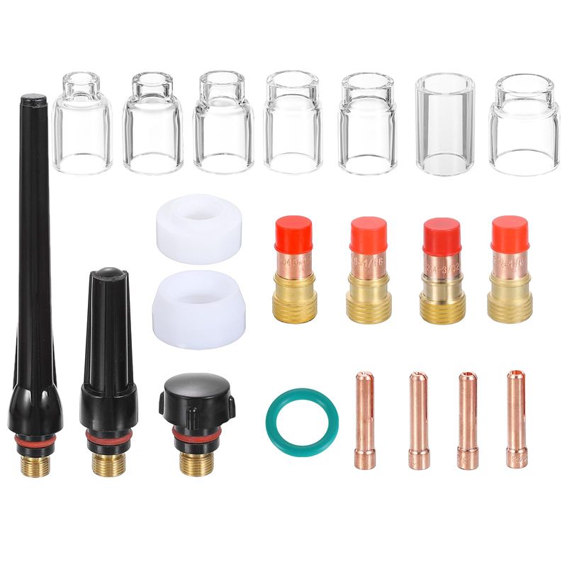 sourcing map 36pcs Tig Torch Kit for WP-17, WP-18, WP-26 with TIG ...