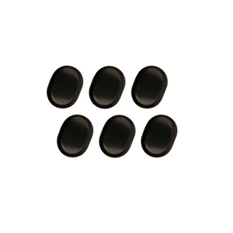 Oval Basalt Hot Stone Small Set of 6 [ Hot Stone Stone Heater Hot Stone ...