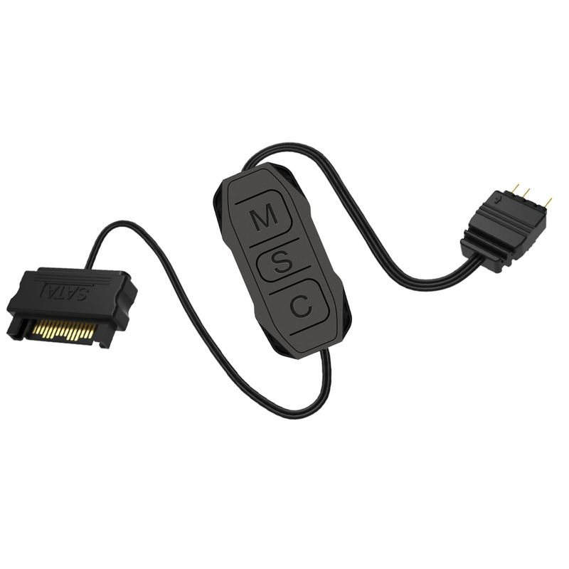 5V 3Pin ARGB Controller Built-in Light Mode SATA 15-Pin to ARGB 3-Pin ...