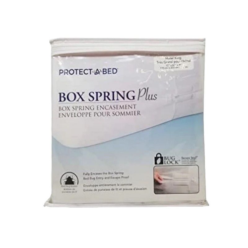 Protect Bed Bug Allergy Box Spring Encasement Hotel King 72x80x9(183x20 ...