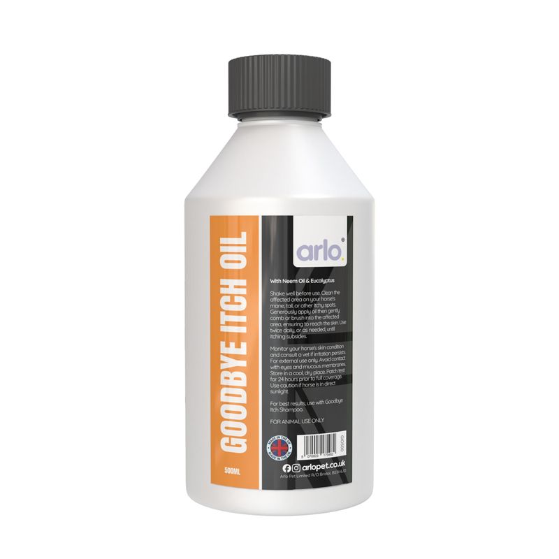 Goodbye Itch Oil 500ml | Neem & Eucalyptus Oil- Effective Natural Itch ...