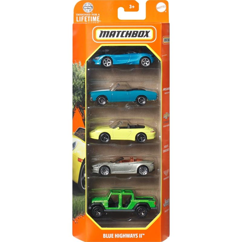 Matchbox 5-Pack Blue Highways II - HVT75 - EveryMarket