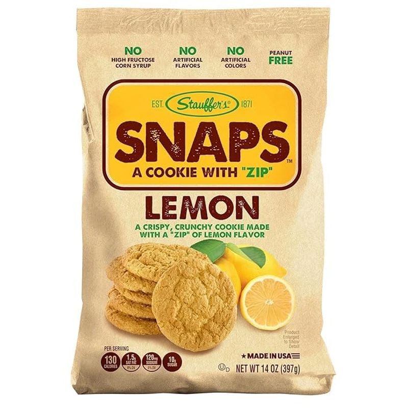 Stauffer's Original Recipe Lemon Snaps 14 oz. Bags (3 Bags) - EveryMarket