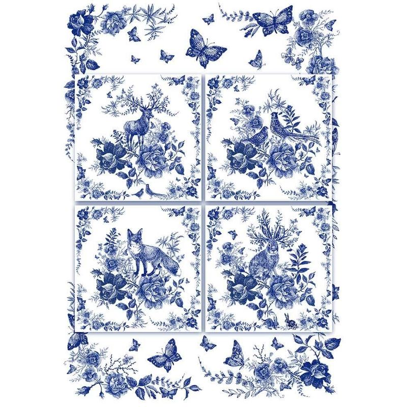 Rice Paper for Decoupage A4 Birds, Butterflies, Dragonfly, Animals ...