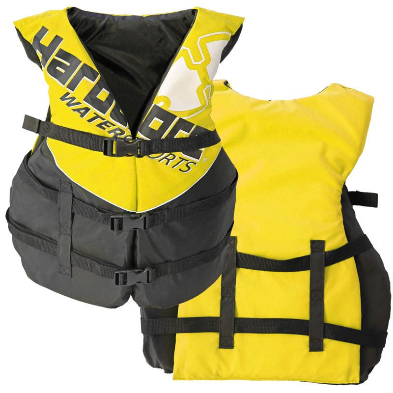 4 Pack Hardcore Coast Guard Type III PFD for Adults; Life Jacket Paddle ...