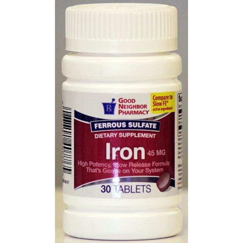 GNP Iron 45 mg (30 tablets) - EveryMarket