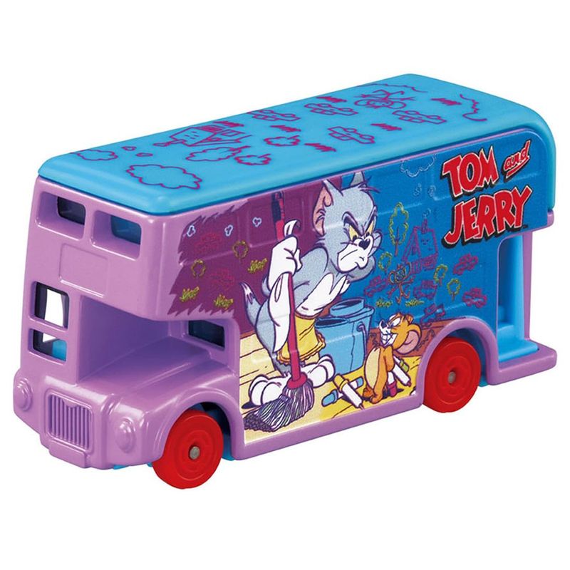 Takara Tomy Tomica Dream Tomica SP Tom and Jerry Wrapping Bus (Purple ...