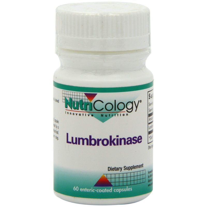 Nutricology Lumbrokinase Supplement - Circulatory System Support ...