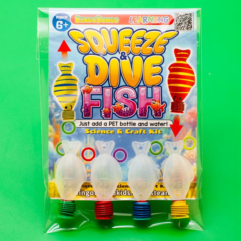 Squeeze & Dive Fish - STEAM/STEAM Science Craft Kit and Kids Game ...