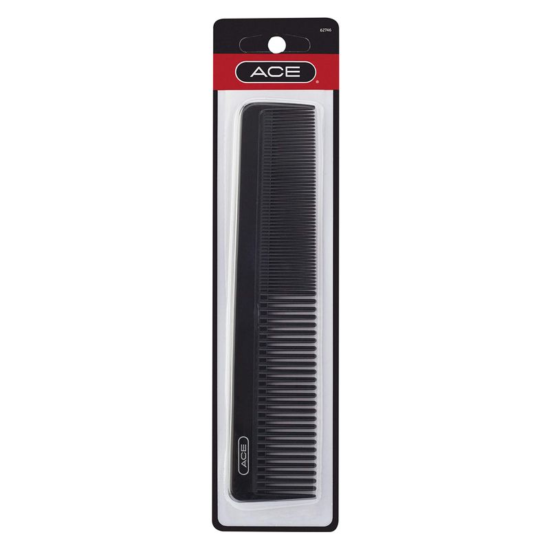 GOODY Ace Hair Dressing Comb - 7.5 Inch, Black - Great for All Hair Types - Fine Comb Teeth for ...