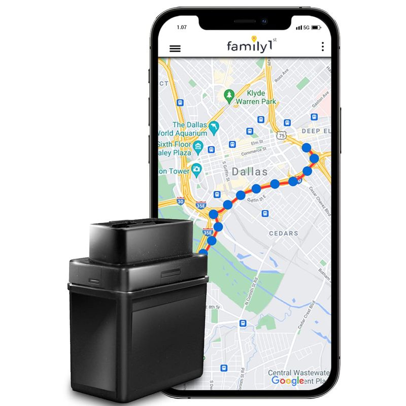 Family1st OBD GPS Tracker for Vehicles, Car Location Tracker Device ...