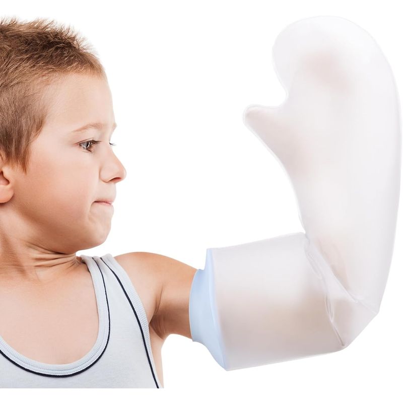 Fasola Waterproof Cast Protector Long Leg Kids, Reusable Cast, Dressing ...