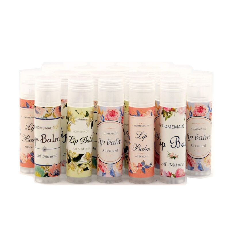 ZZYBIA Assorted T2 Adensive Lip Balm Label Sticker for Lip Balm ...