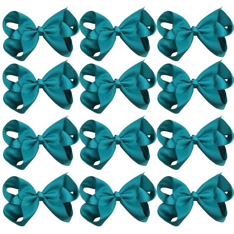 Large Boutique Hair Bows 6 Inch Cheerleading Cheerleader Cheer Bow ...