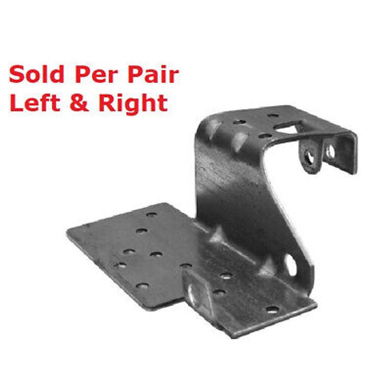 Garage Door Low Headroom Bottom Bracket BB5 11 gauge Steel 2" Track ...