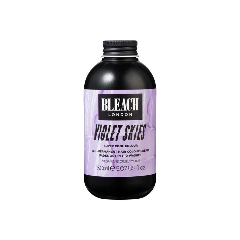 Bleach London Violet Skies Colour - Pastel Soft Lilac Hair Dye - Vegan ...
