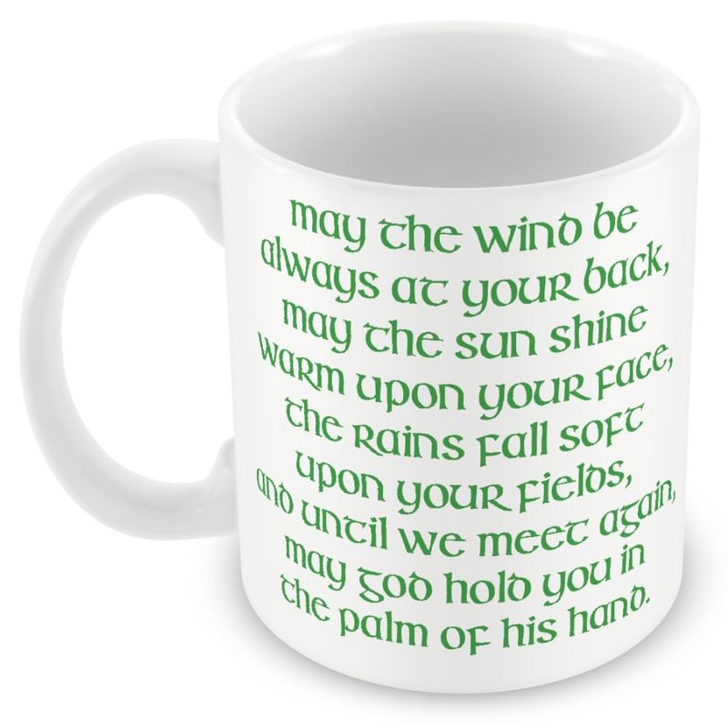 MUGGZ - Personalised - Mug - Traditional Irish Blessing - May The Road ...