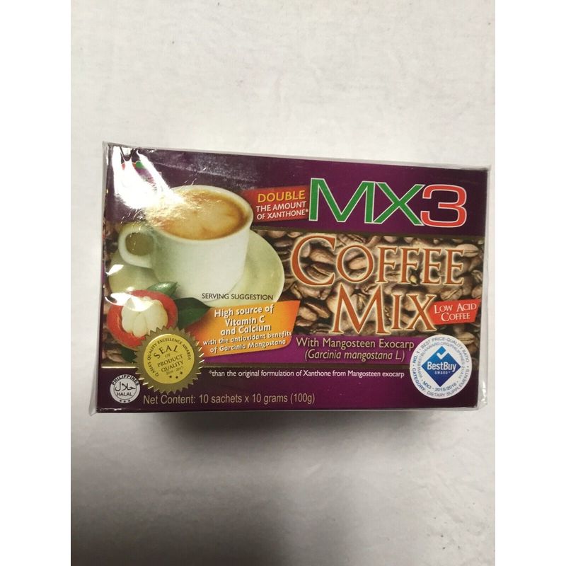 1 BOX OF MX3 COFFEE MIX WITH MANGOSTEEN EXOCARP ( High Source Of Vit C & Calcium - Online ...