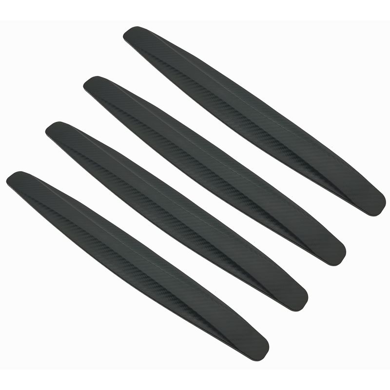 4 Pack Car Bumper Guard,Universal Rubber Bumper Protector,Front and ...