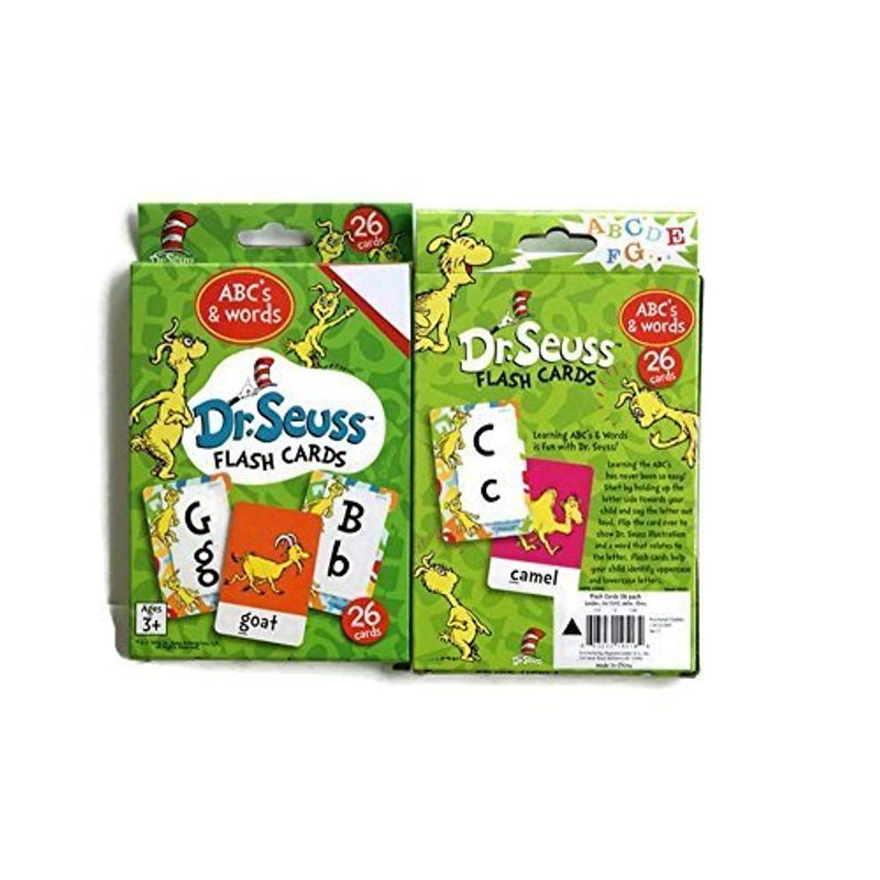 Dr. Seuss Flash Cards - ABC's & Words by Dr. Seuss - Online Marketplace ...