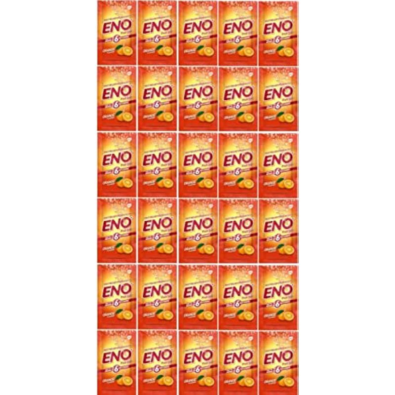 Eno Fruit Salt Orange Antacid Powder Baking Soda for Indigestion ...