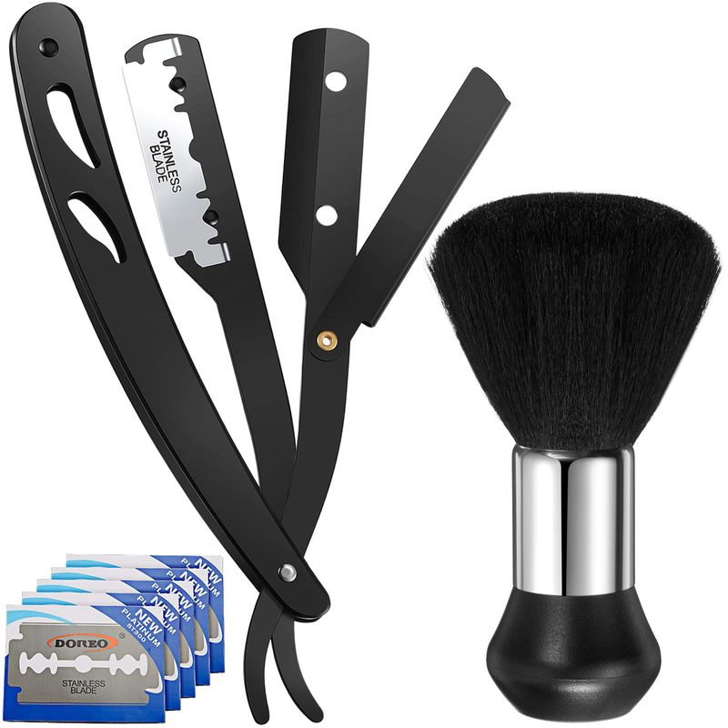 Barber Straight Razor Straight Edge Shaving Razor Manual Shaver with ...