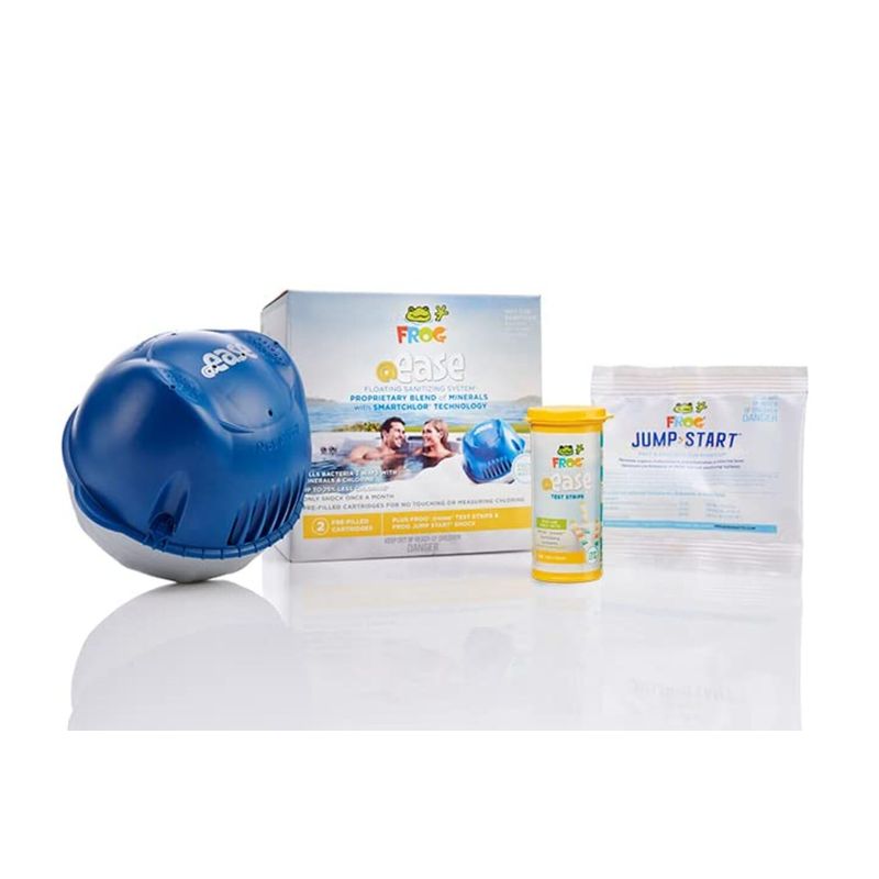 FROG @Ease Floating Sanitizing System for Hot Tubs, Quick and Easy Self ...