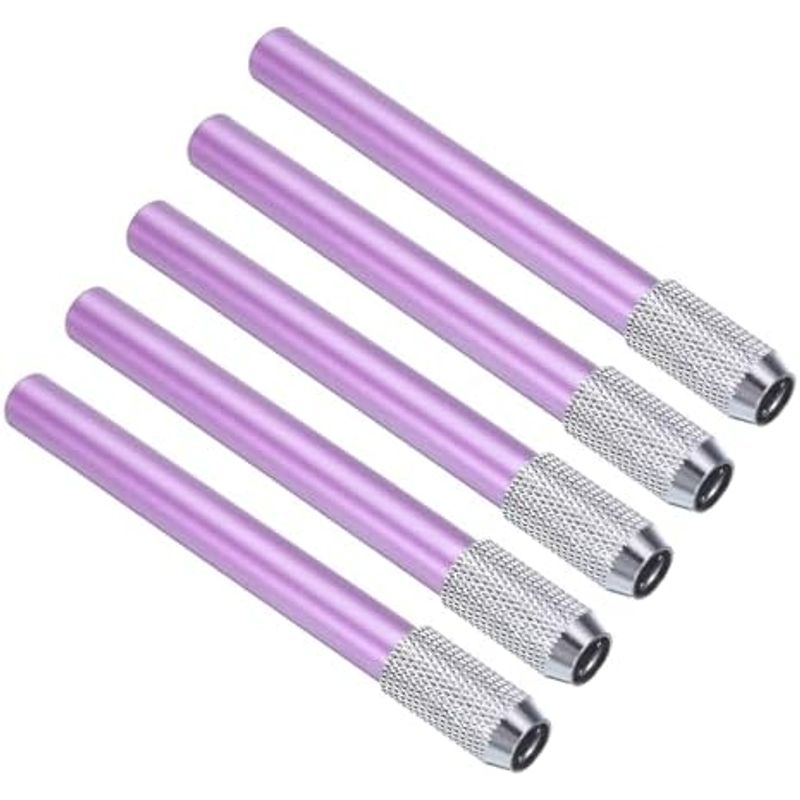 PATIKIL Pencil Extender 5 Pcs Art Adjustable Metal Pencil Holder ...