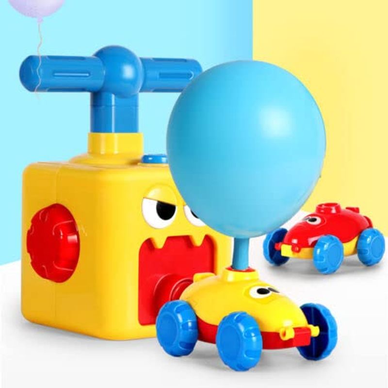 SGM Balloon Powered Cars Toy for Kids, Balloon Launcher Air Powered ...