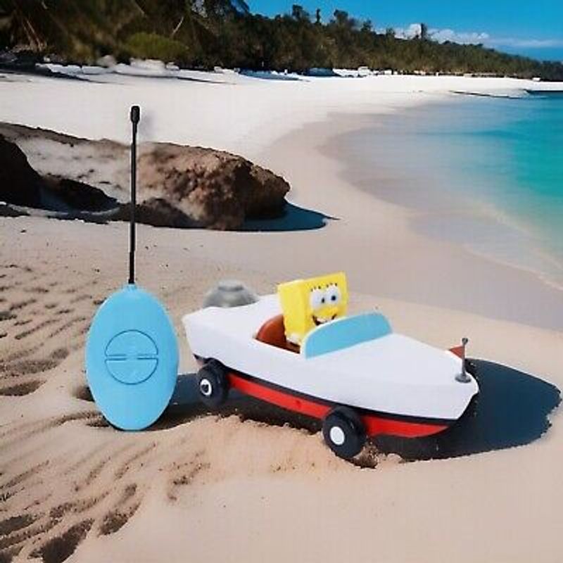 SpongeBob SquarePants Remote Control SpongeBob's Boatmobile Ages 8 ...
