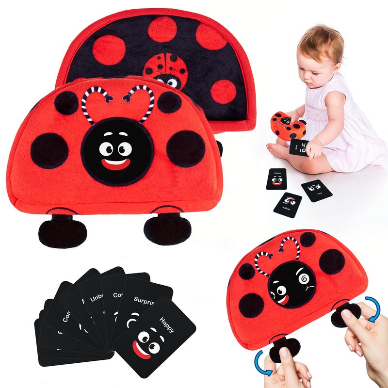 teytoy Social Emotional Learning Toy with Emotion Cards, Funny Ladybug ...