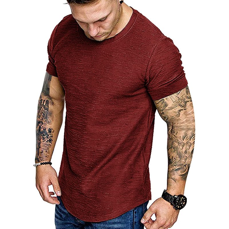 COOFANDY Men's Muscle Gym T Shirt Fashion Hipster Fitness Quick Dry ...