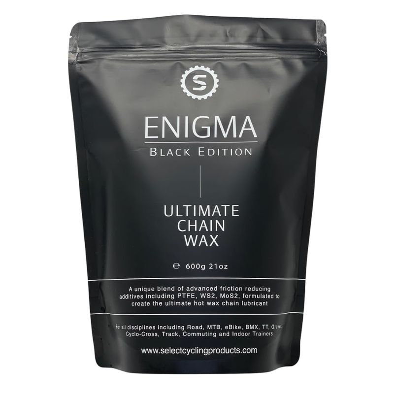 Enigma Ultimate Chain Wax - Black Edition 600g, | Hot Melt Bike Chain Wax | Ultra Low Friction ...