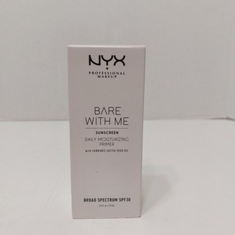 NYX Bare With Me Daily Moisturizing Primer 2.5 FL Oz SPF 30 Sunscreen ...