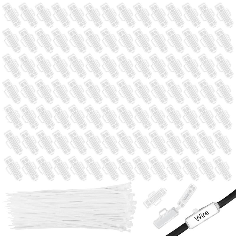 Cable Labels 100 Pieces Cable Tags Replacement Cable Labels Tags with ...