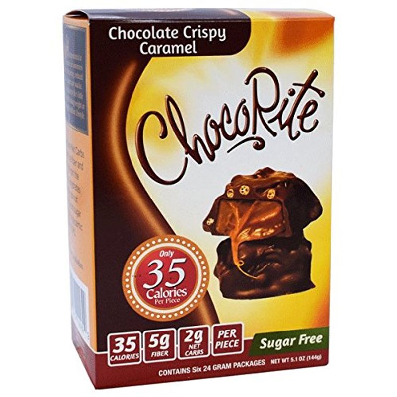 CHOCORITE CHOCOLATE VALUE PACK -6 24 GRAM BARS-SUGAR FREE-35 CALORIES ...