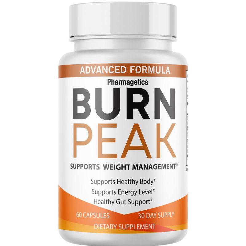 Burn Peak Weight Management & Gut Health Support Supplement - 60 ...