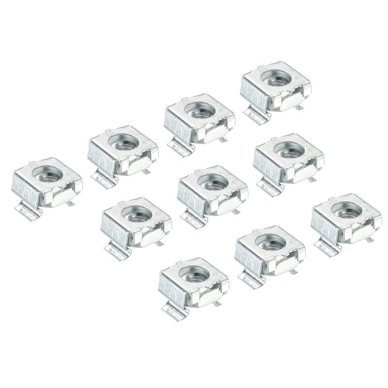 PATIKIL M4 Cage Nuts Carbon Steel Zinc Plated for Server Rack Cabinets ...