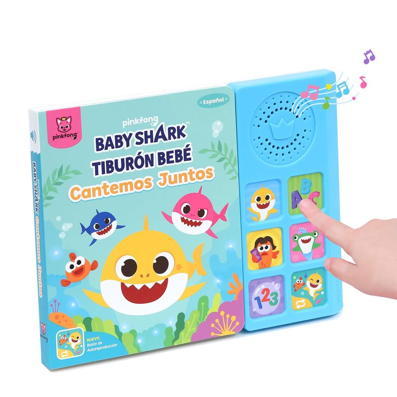 Baby Shark Cantemos Juntos 6 Button Sound Book, Pinkfong Baby Shark ...