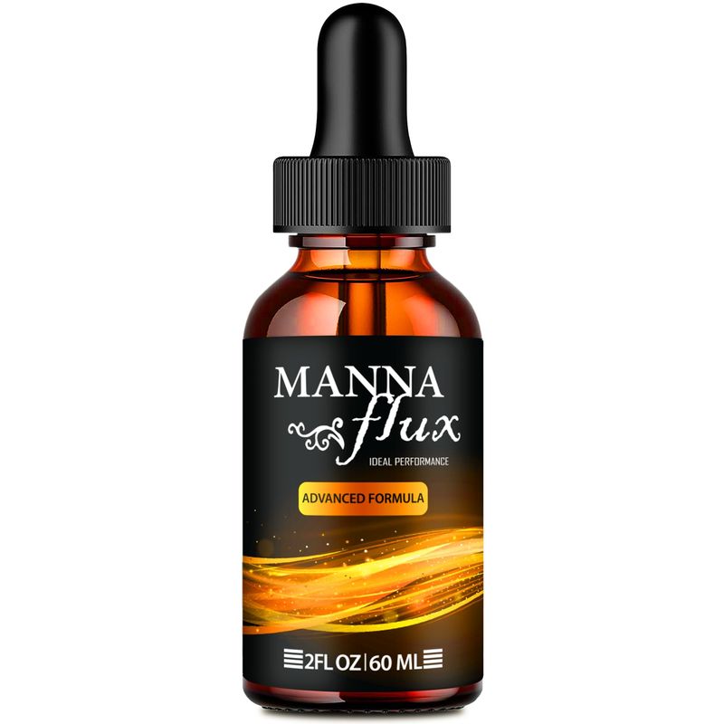 Manna flux Drops, Mannaflux Support Supplement Liquid Drops - Maximum ...